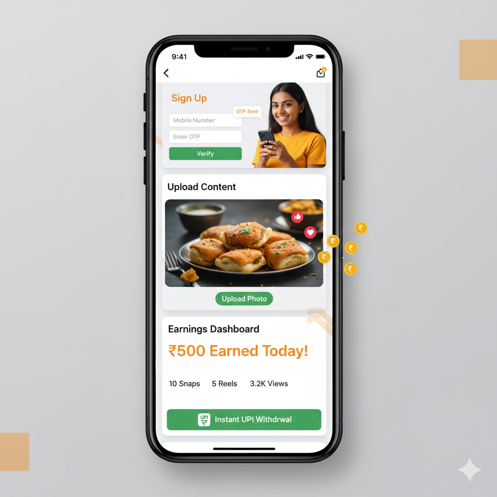 SnapEarner - Snap. Earn. Repeat.